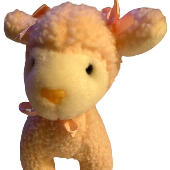 Toys | Lamb Sheep Pink White Sherpa Easter Plush Stuffed Animal Toy ...